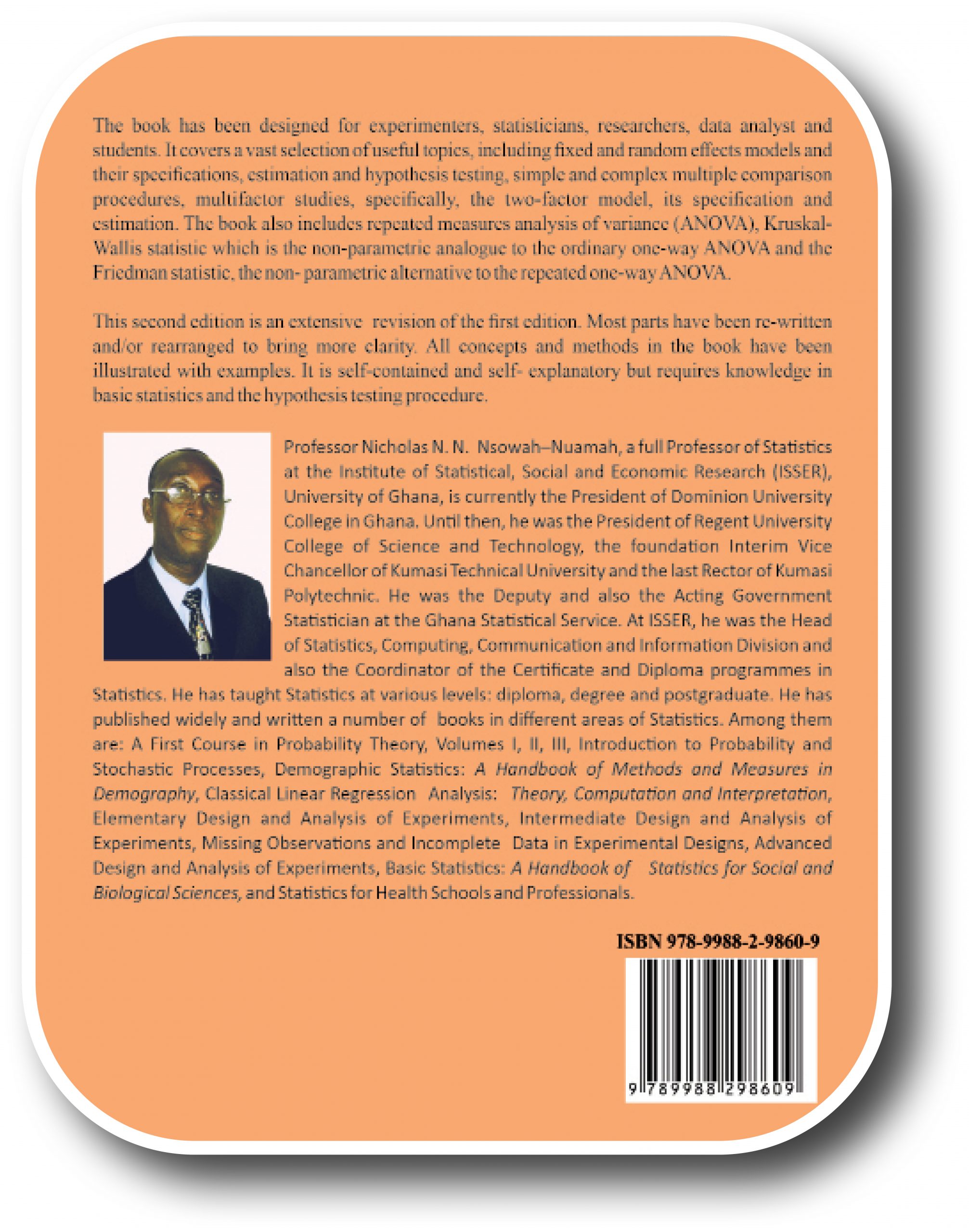 ANALYSIS OF VARIANCE – Professor Nicholas N.N. Nsowah-Nuamah